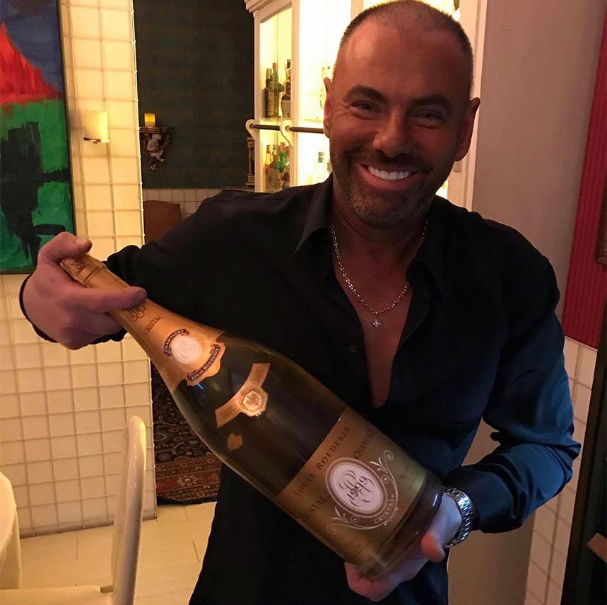 Davide Lacerenza: un vulcano di champagne!