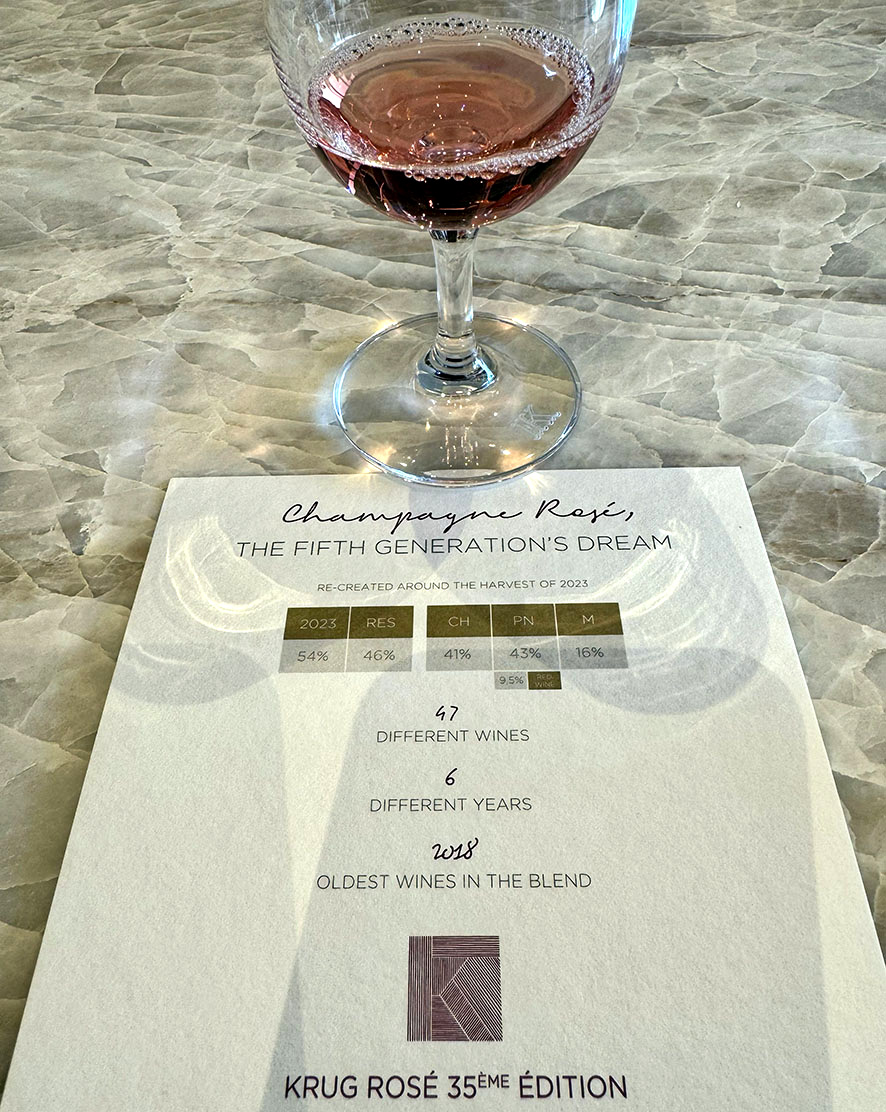 Krug: da 172 a 28, ma… in rosa! - Champagne: degustazioni, anteprime e news